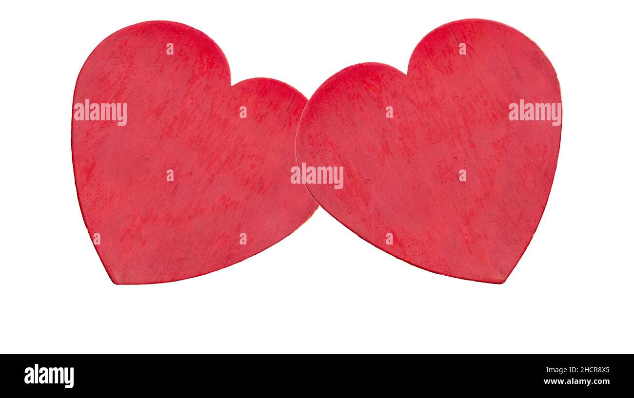 two hearts Embraced in love Stock Photo - Alamy