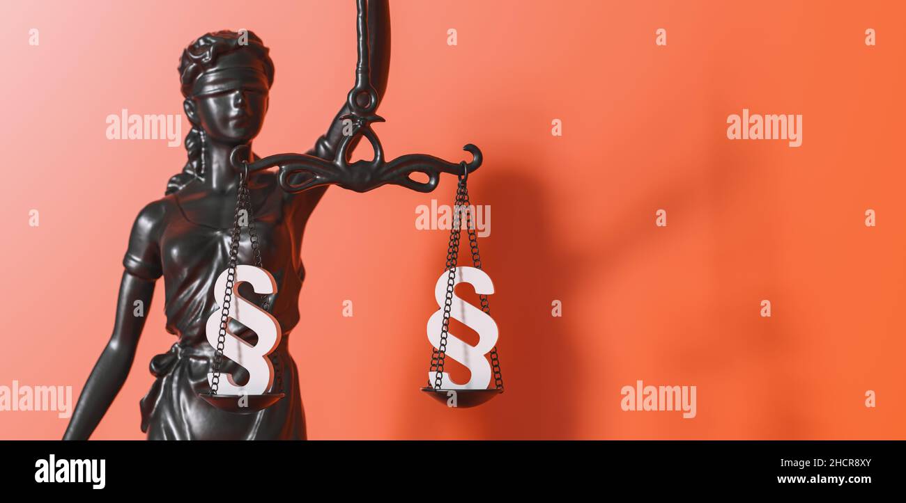 The Statue of Justice - lady justice or Iustitia / Justitia the Roman ...