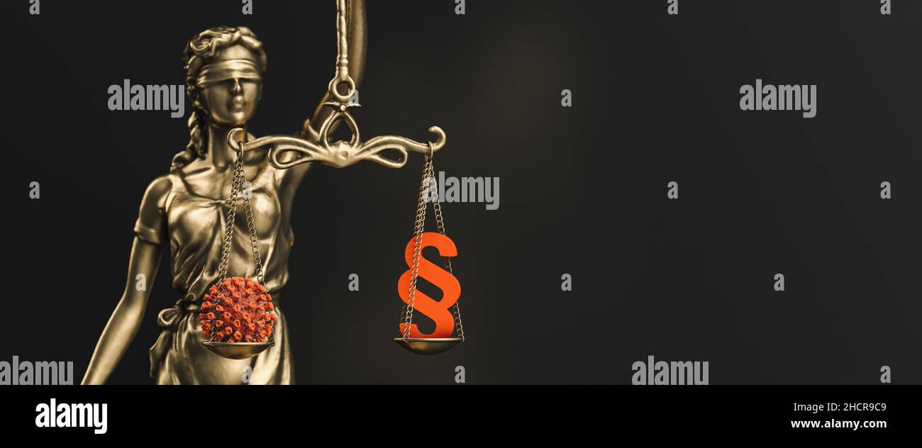 The Statue of Justice - lady justice or Iustitia / Justitia the Roman ...