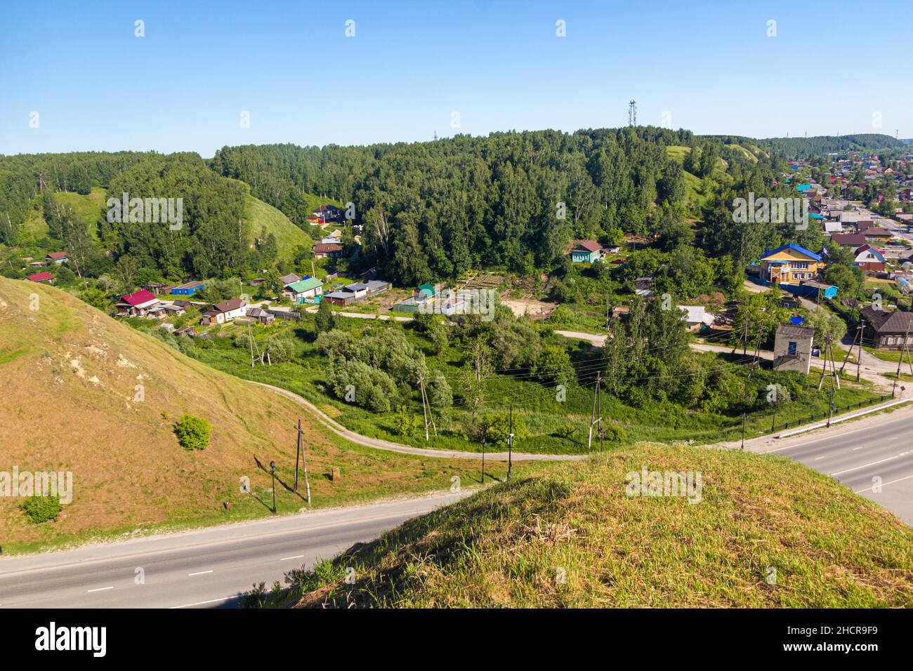View of the landscape of Tobolsk, Russia Stock Photo - Alamy