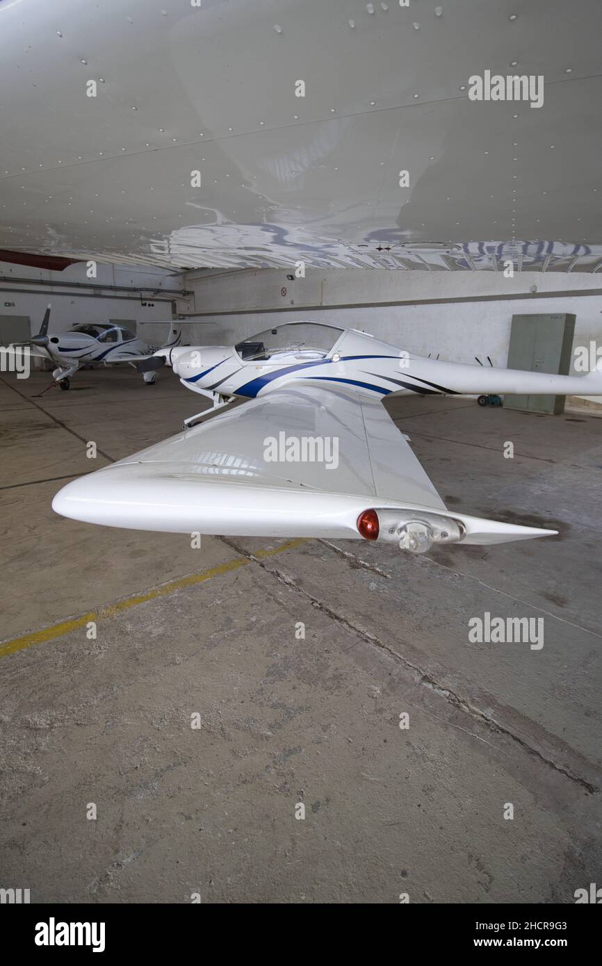 Vertical shot of an airplane Stock Photo - Alamy