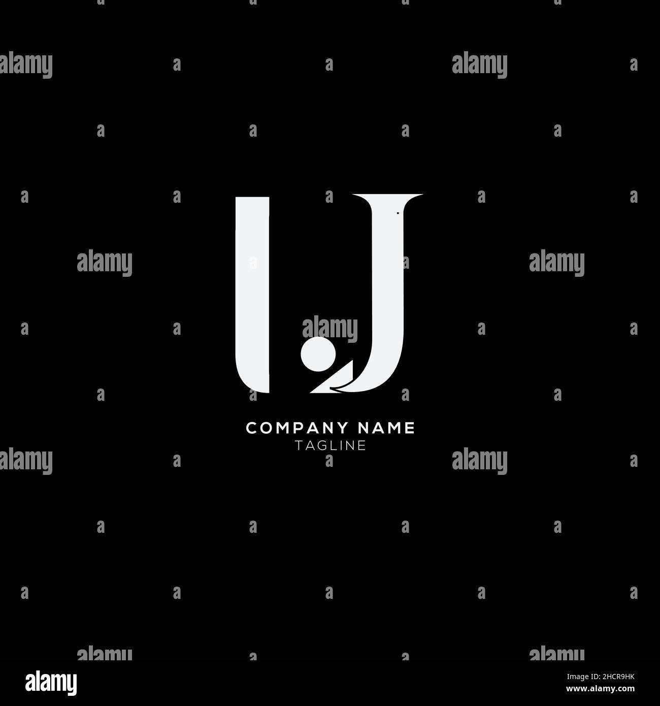 Creative modern LJ Letter Business Logo Design Alphabet Icon Vector ...