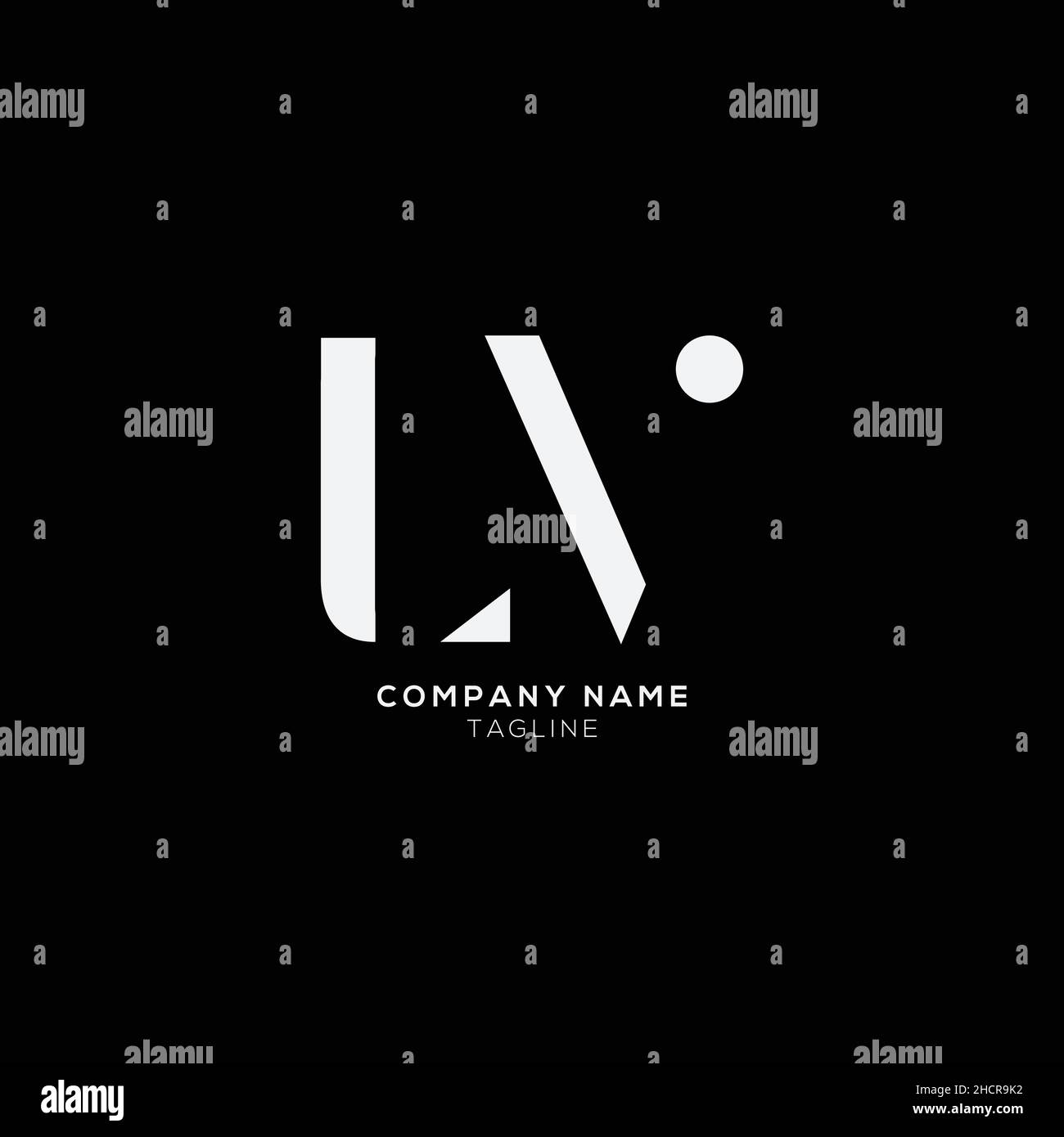Creative modern LV Letter Business Logo Design Alphabet Icon Vector ...