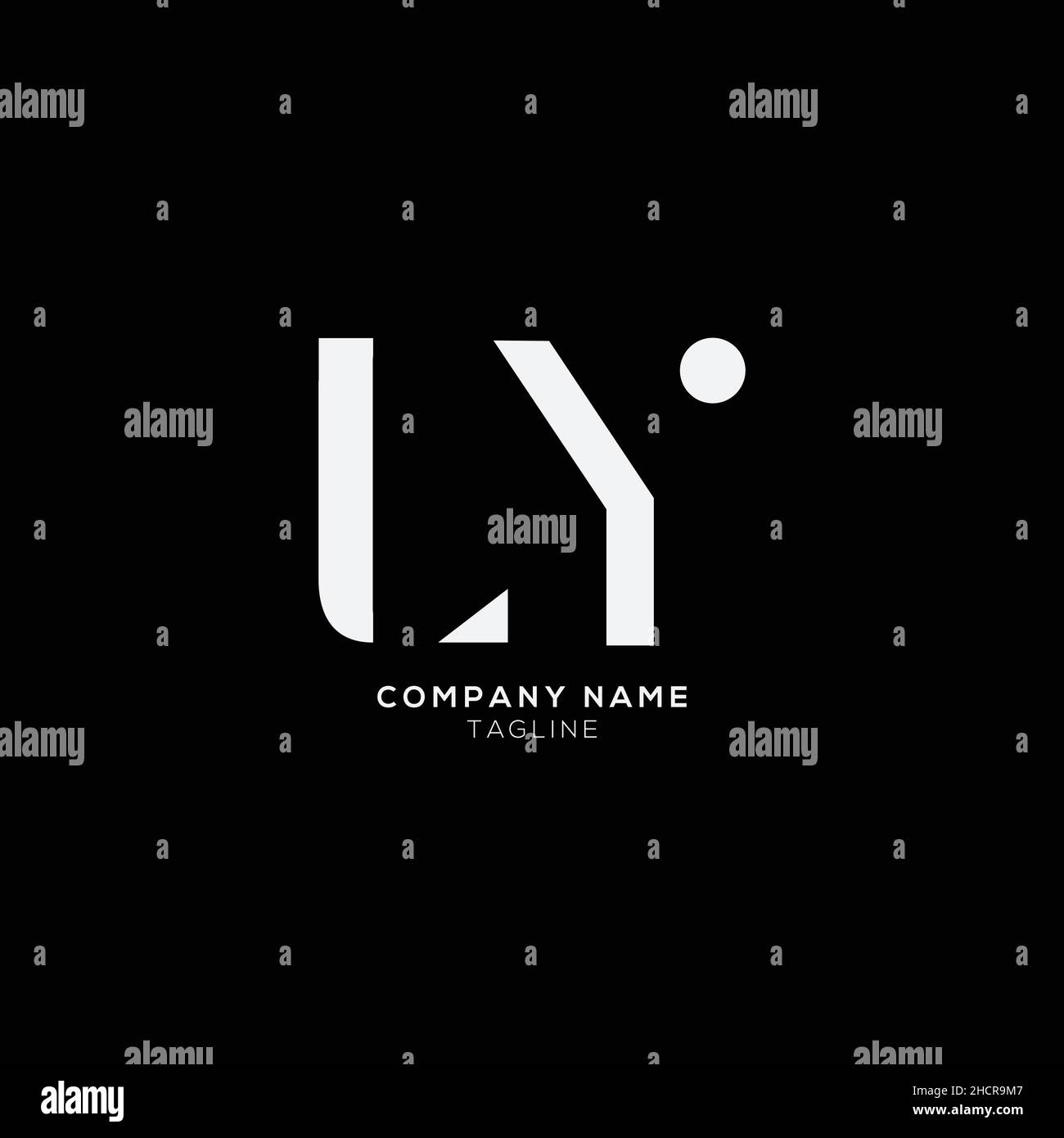 Creative modern LY Letter Business Logo Design Alphabet Icon Vector ...