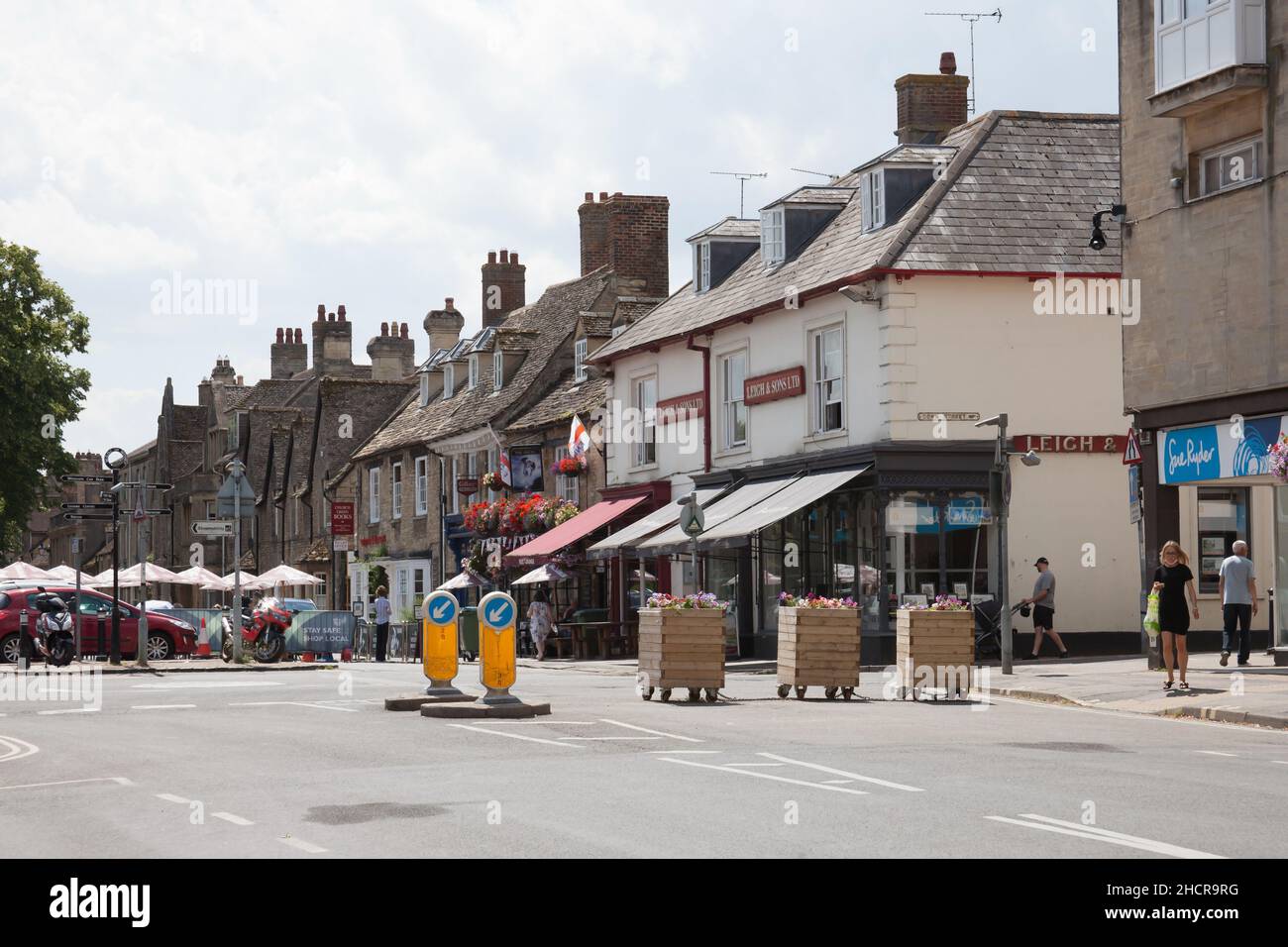 Views of Market Square in Witney, Oxfordshire in the UK Stock Photo - Alamy