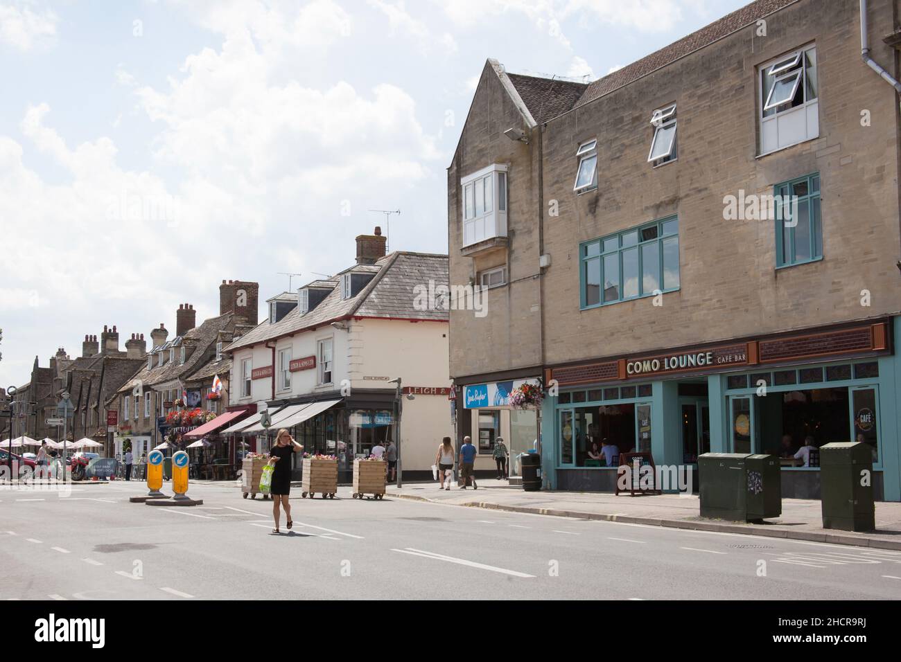 Views of Market Square in Witney, Oxfordshire in the UK Stock Photo - Alamy