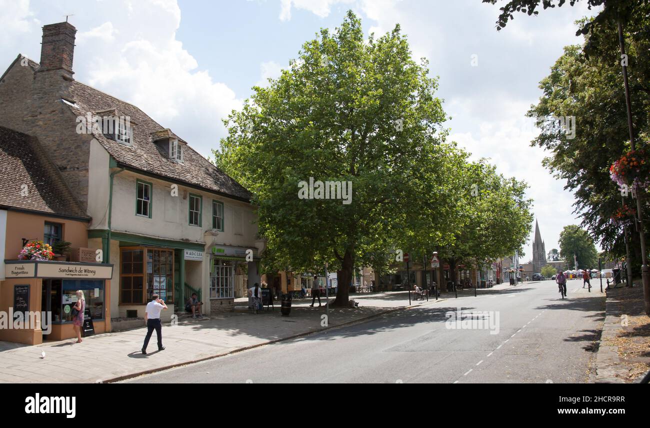 Views of Market Square in Witney, Oxfordshire in the UK Stock Photo - Alamy