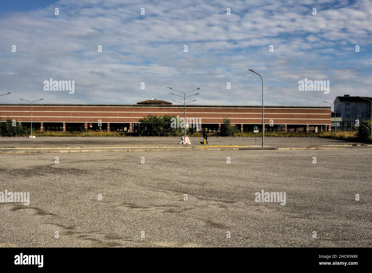 Abandoned compound in the italian countryside on a sunny day Stock ...