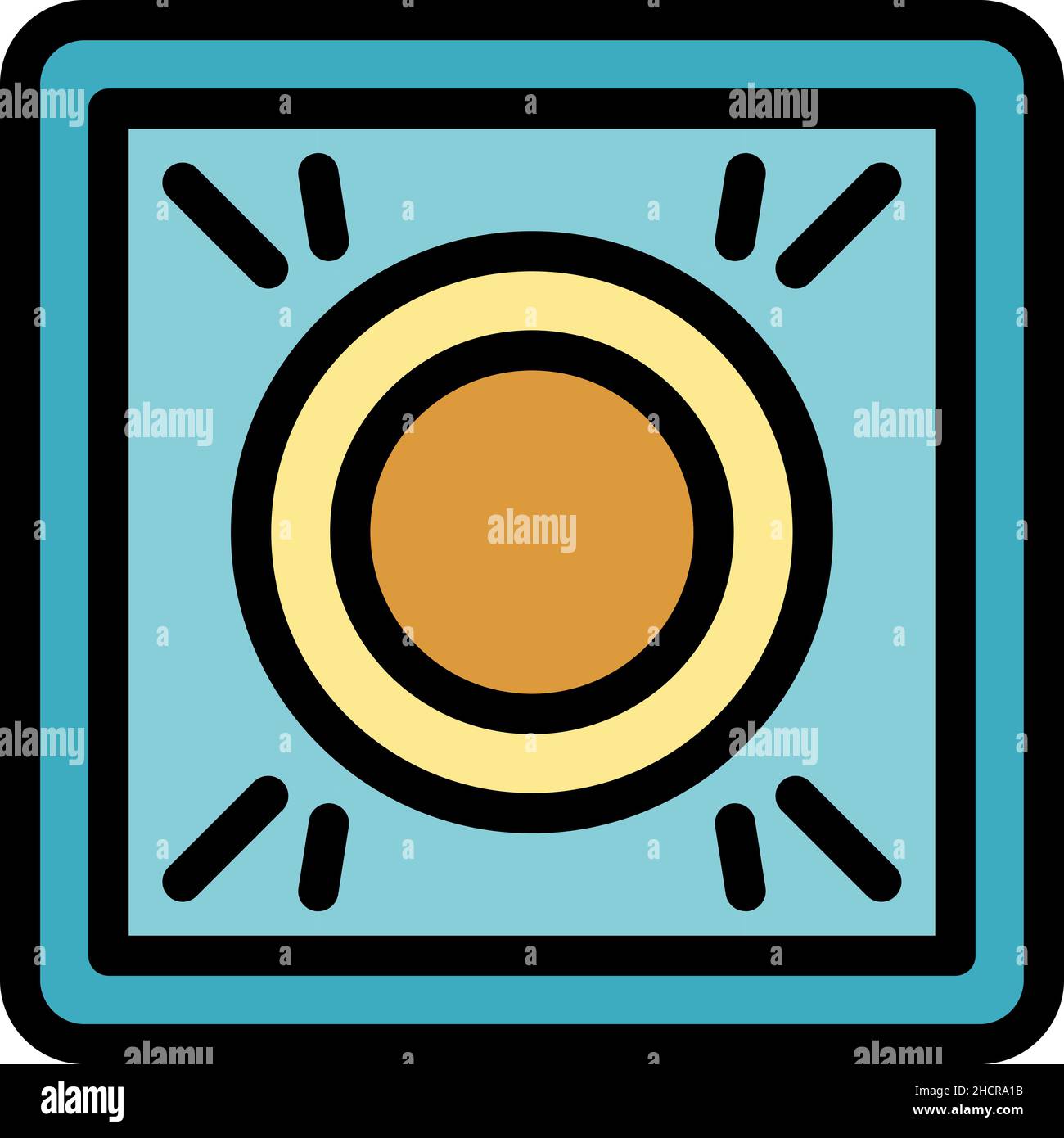 Circuit electric switch icon. Outline circuit electric switch vector ...