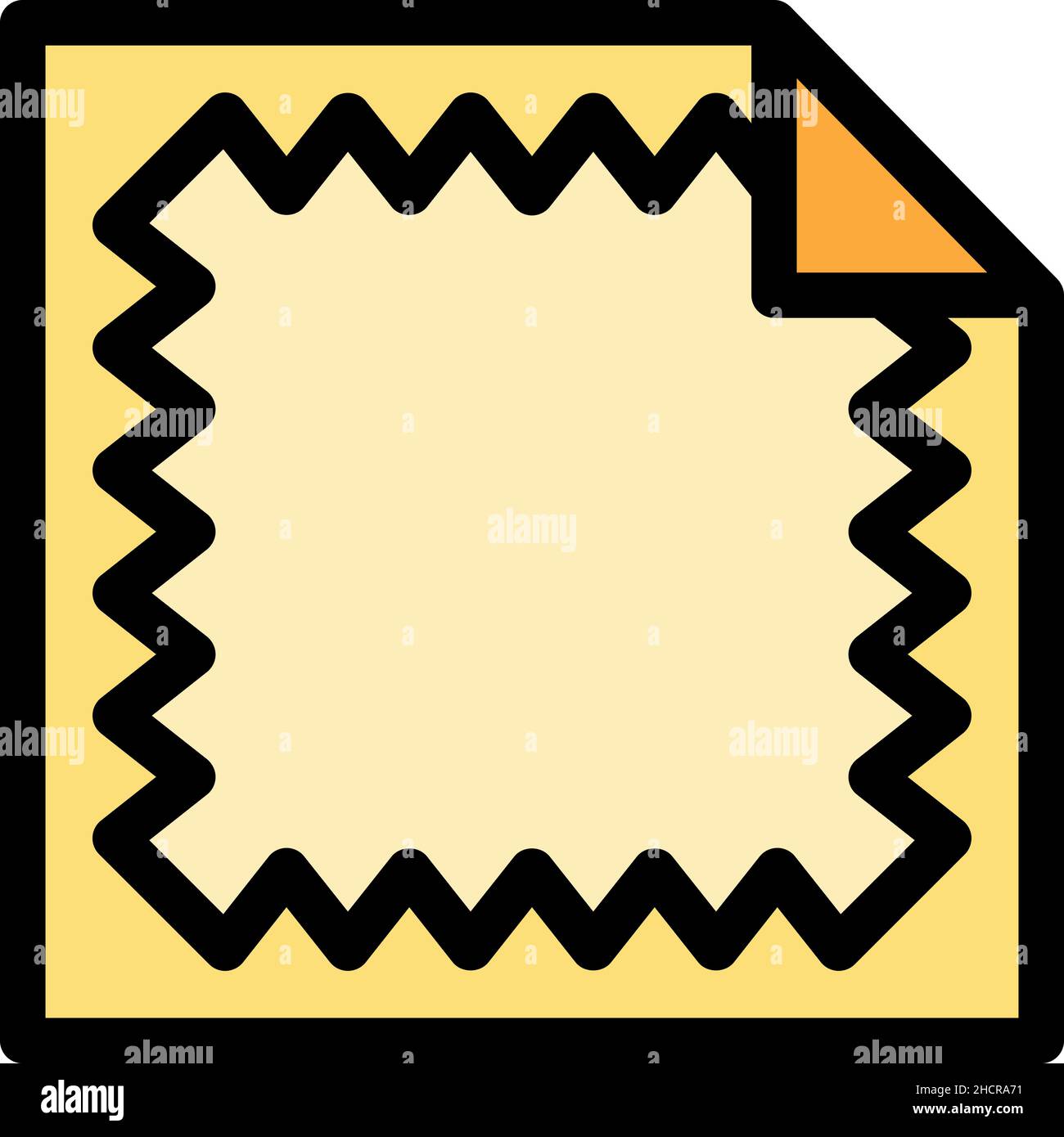 Tissue tabel napkins icon. Outline tissue tabel napkins vector icon ...