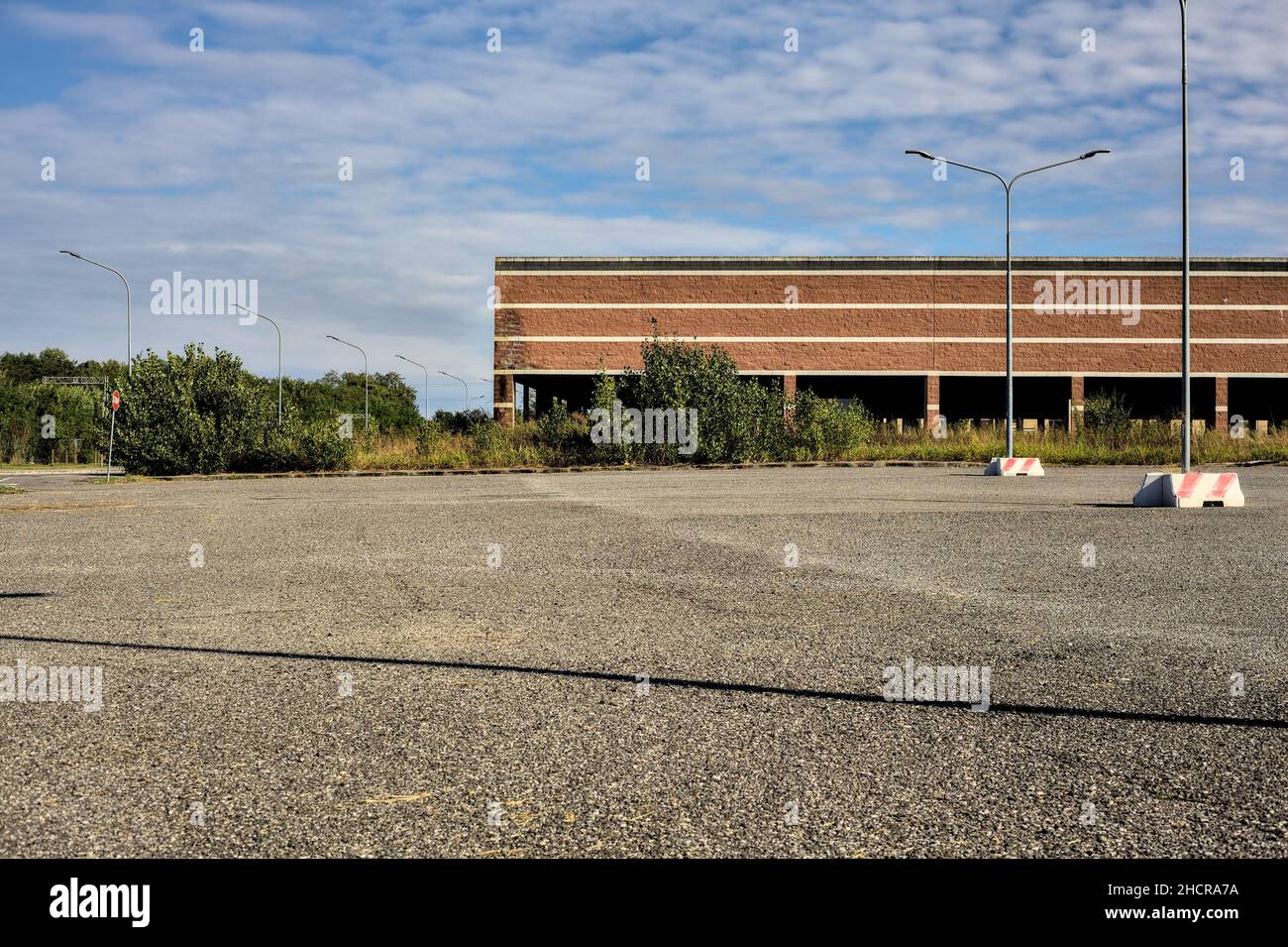 Abandoned compound in the italian countryside on a sunny day Stock ...