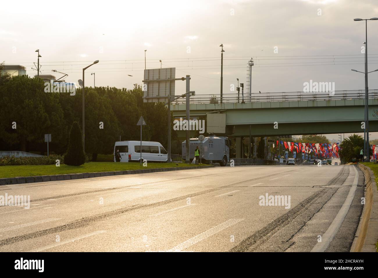 Empty street in center istanbul hi-res stock photography and images - Alamy