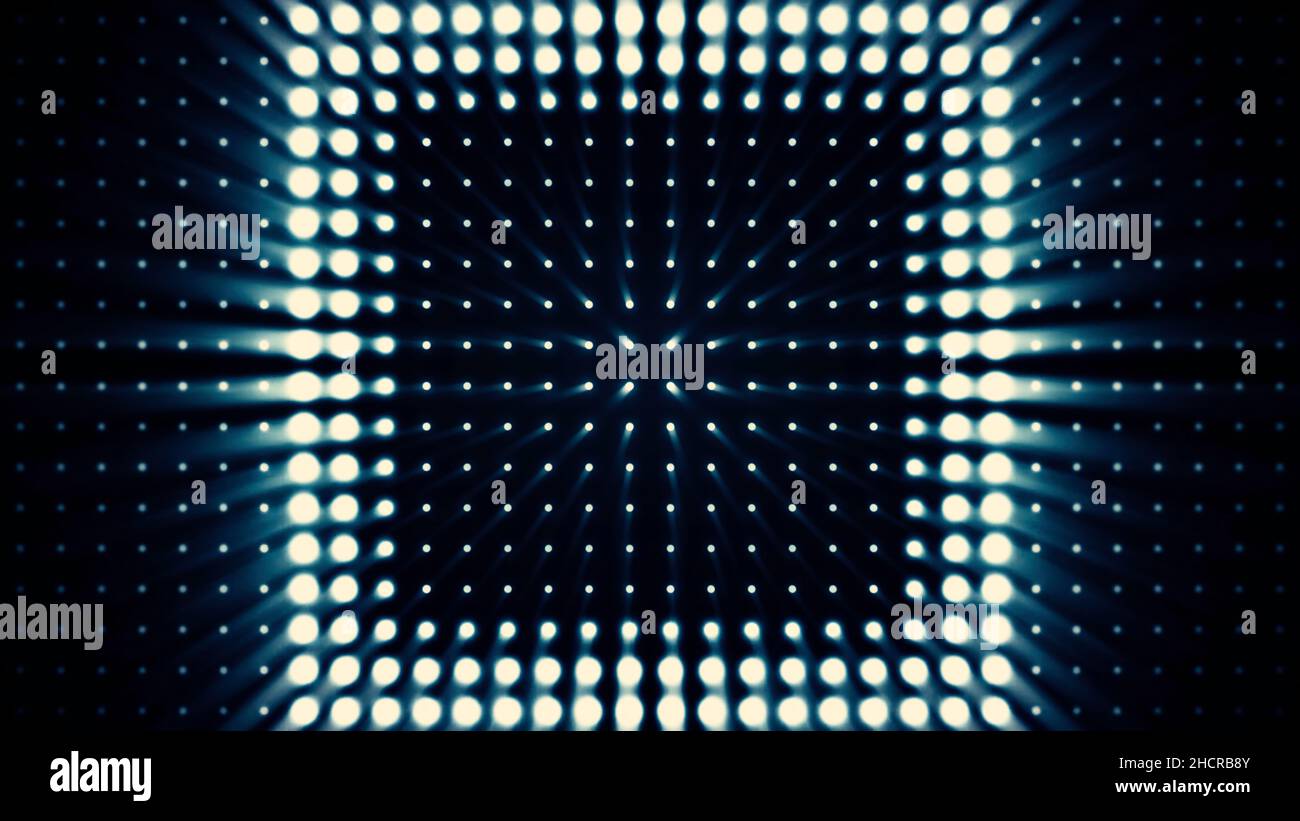 Concert Elements. Panel with the LED bulb. Abstract background with ...