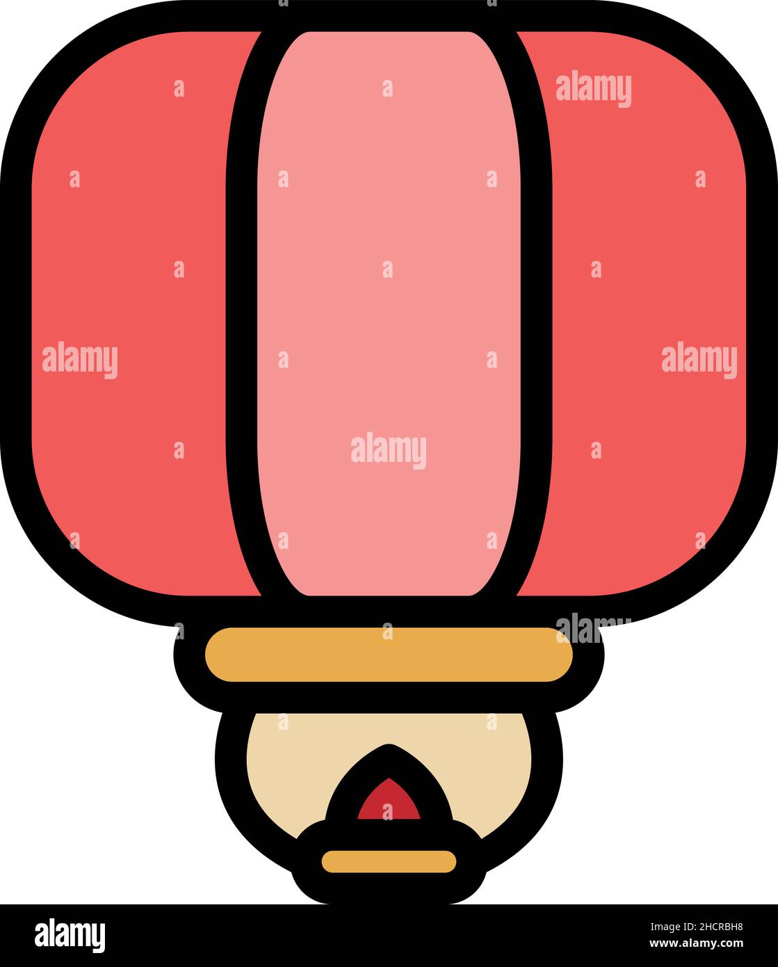 Event floating lantern icon. Outline event floating lantern vector icon ...