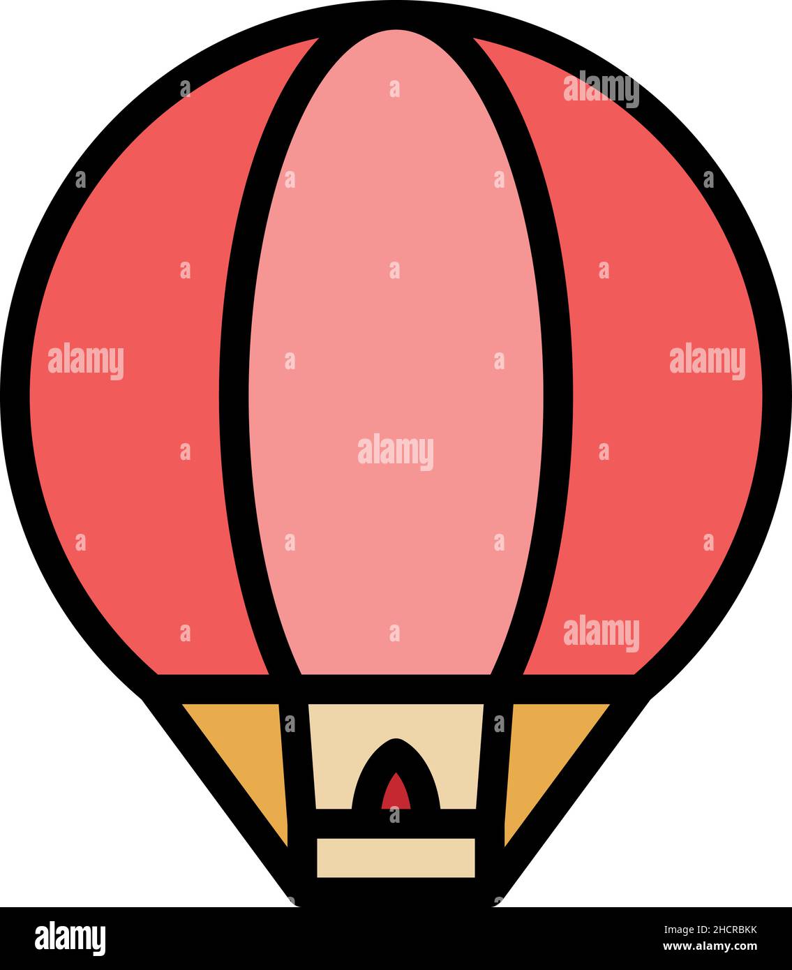 Thai floating lantern icon. Outline thai floating lantern vector icon ...