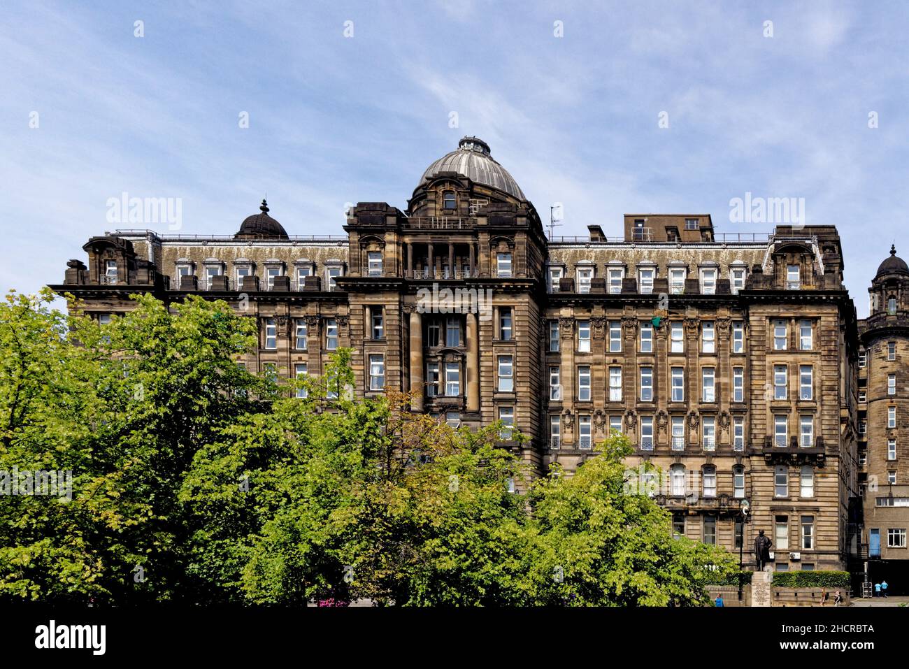 The Glasgow Royal infirmary medical block at the end of Cathedral ...