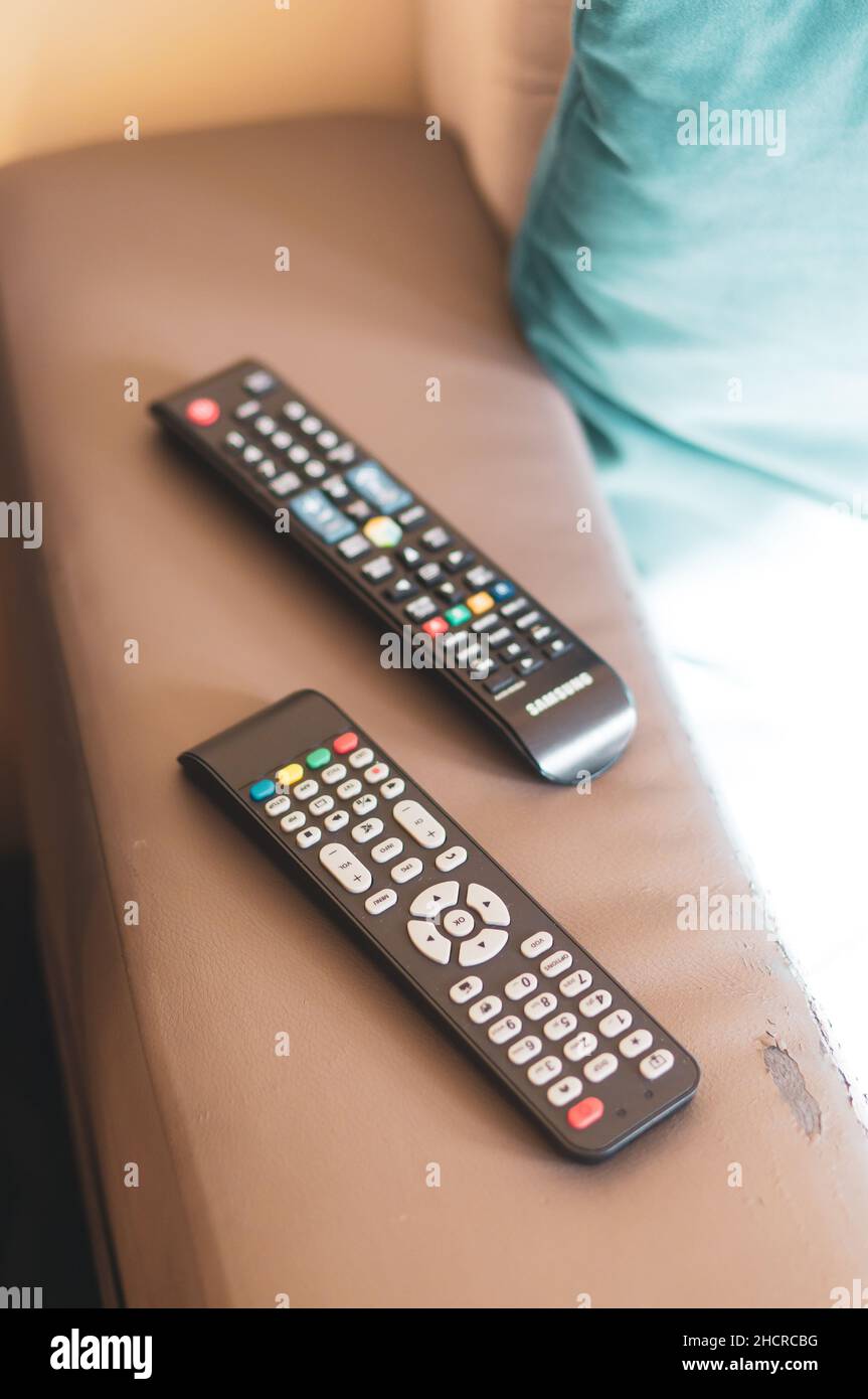 Remote controllers hi-res stock photography and images - Alamy