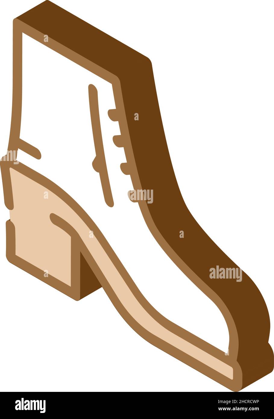 shoe woman isometric icon vector illustration Stock Vector Image & Art ...