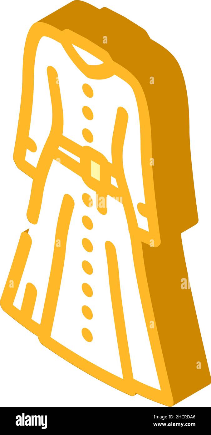 dresses workwear isometric icon vector illustration Stock Vector Image ...