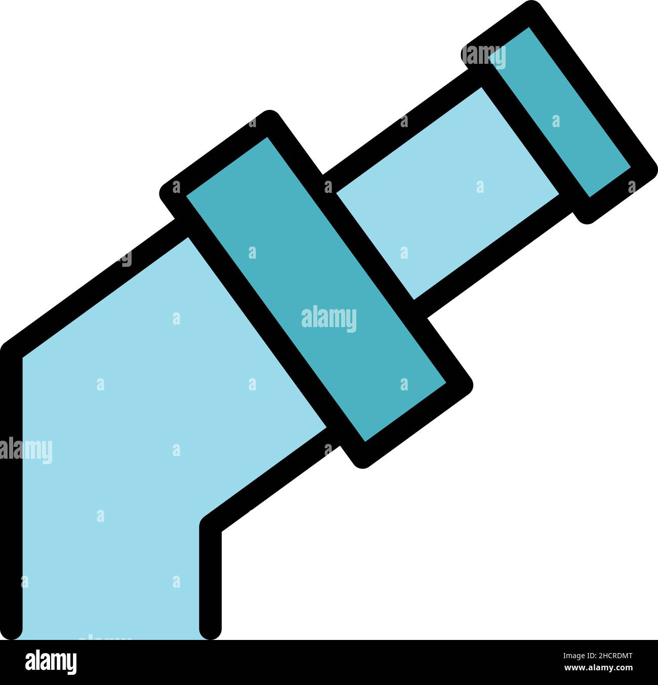 Group of white pvc pipe Stock Vector Images - Alamy