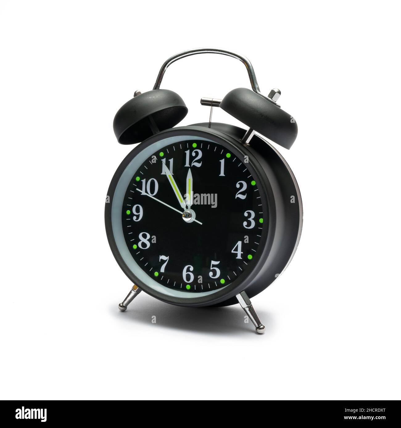 Alarm clock isolated on white background Stock Photo - Alamy