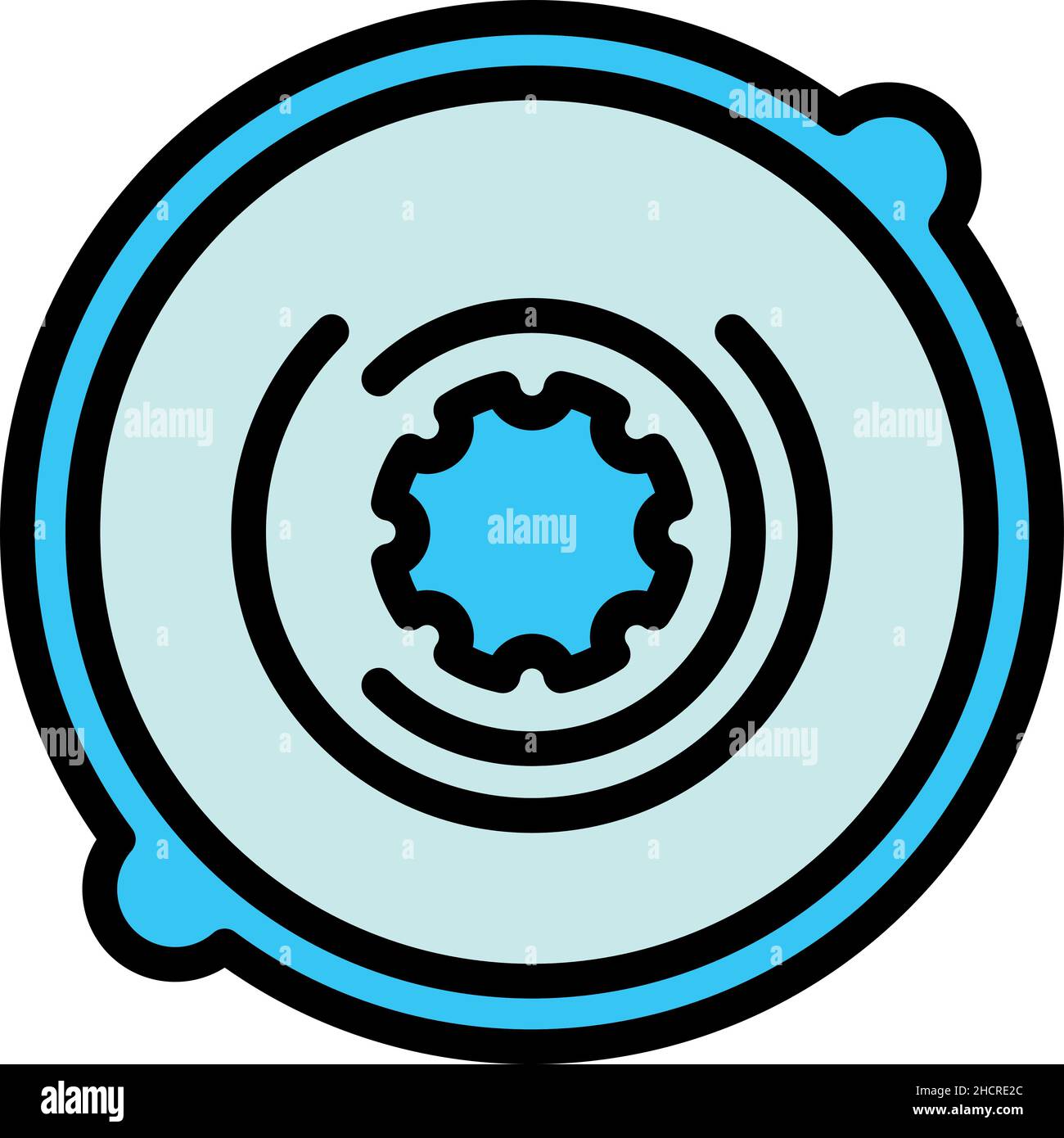 Sanitary sewer manhole Stock Vector Images - Alamy