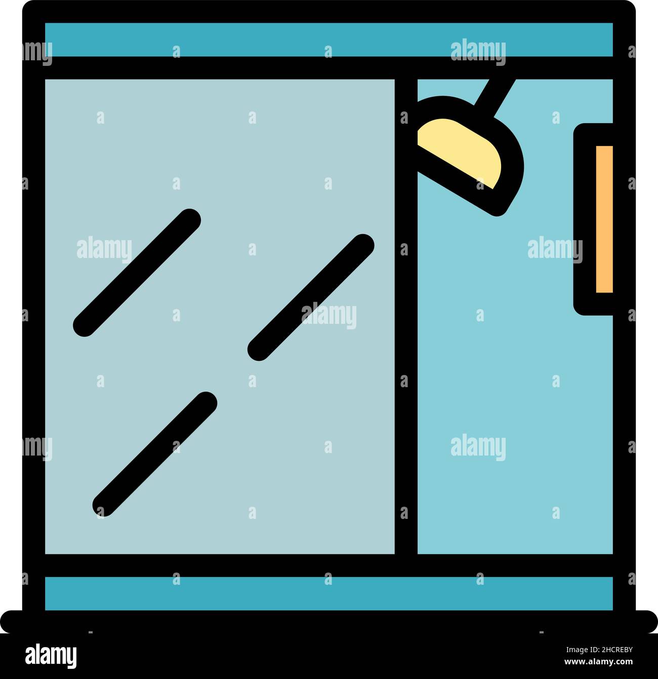 Restroom stall Stock Vector Images - Alamy