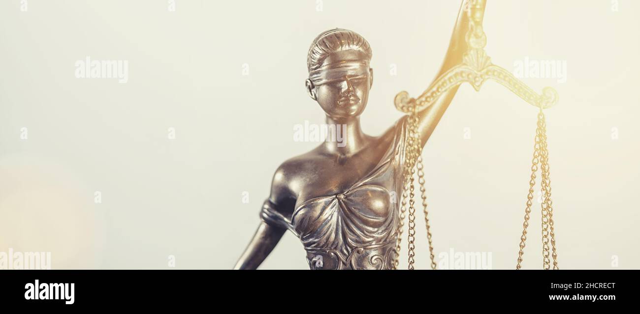 The Statue of Justice - lady justice or Iustitia / Justitia the Roman ...