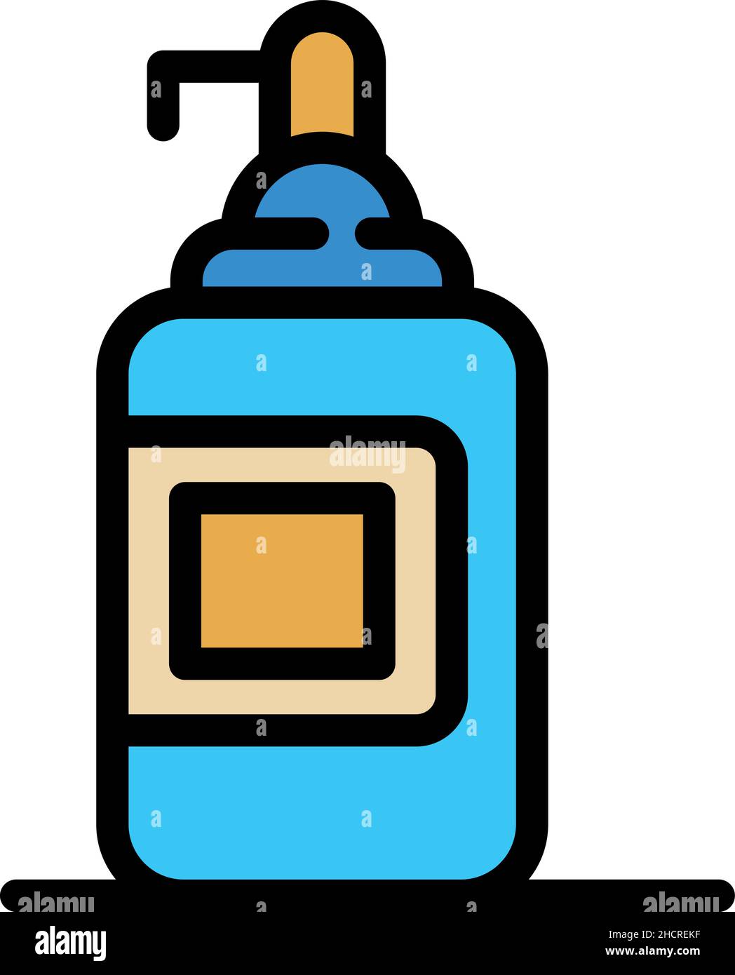 Soap dispenser icon color Stock Vector Images - Alamy