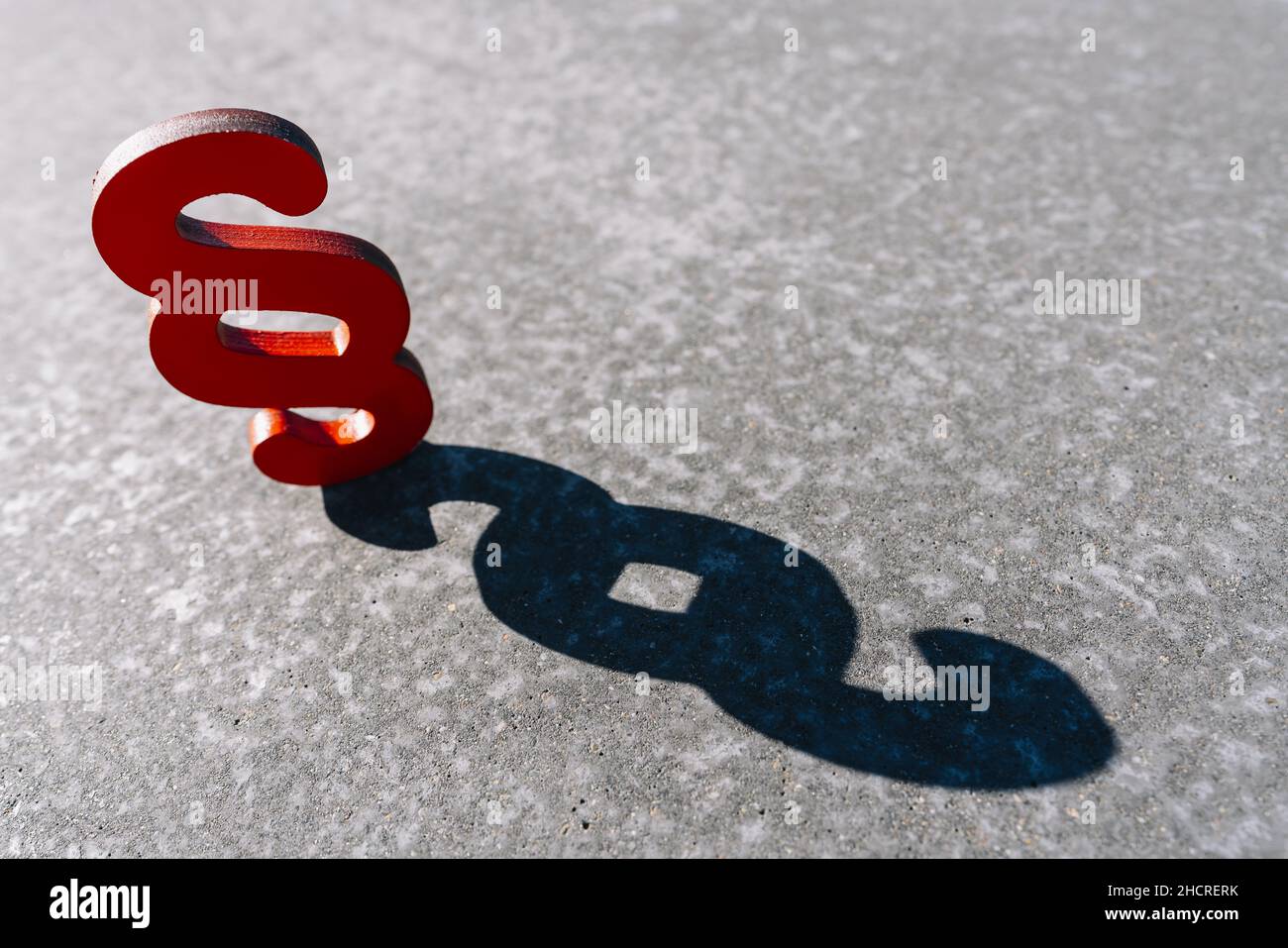 paragraph symbol at the street, banner size, copyspace for your ...