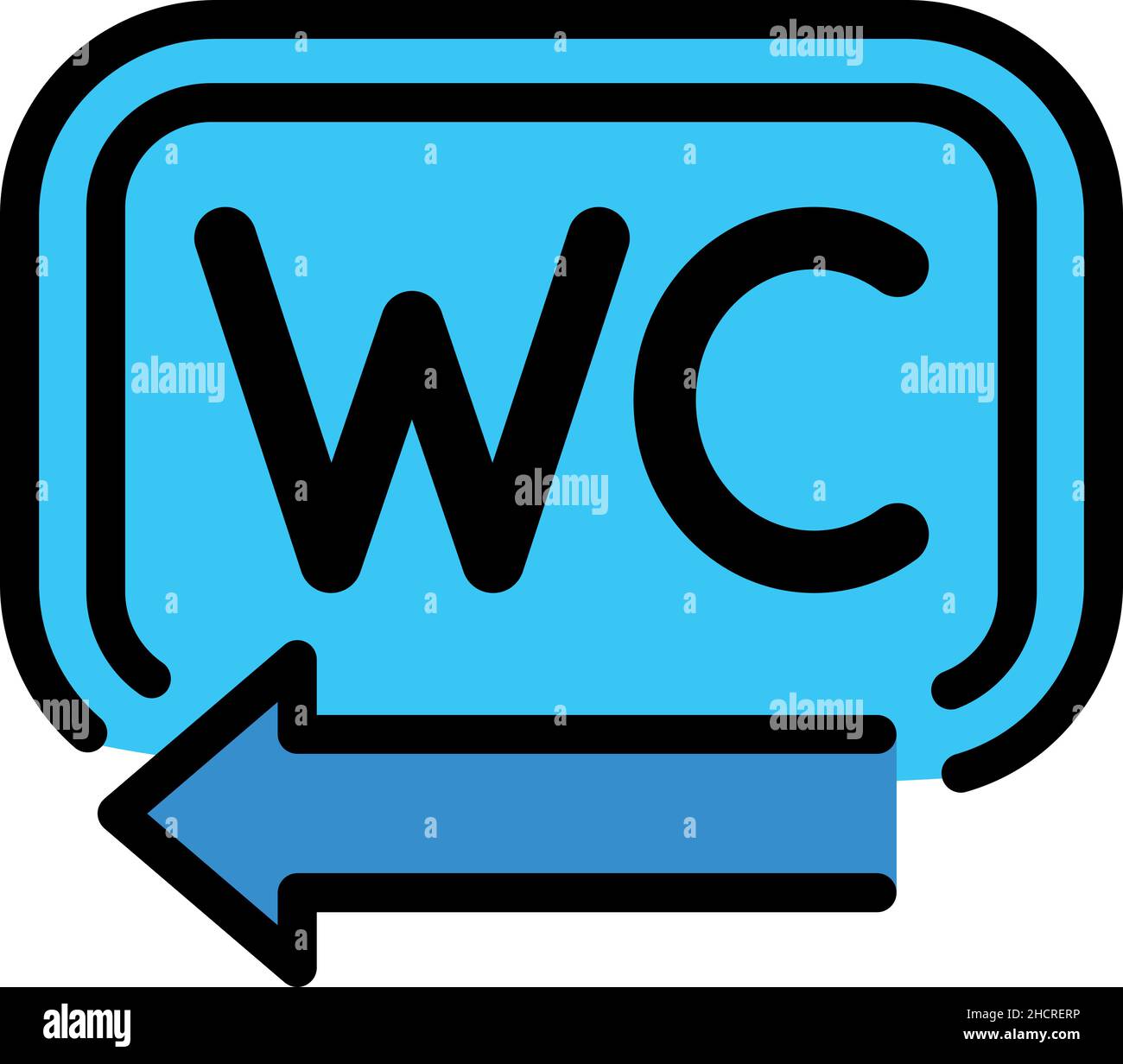 Direction sign toilet men women Stock Vector Images - Alamy