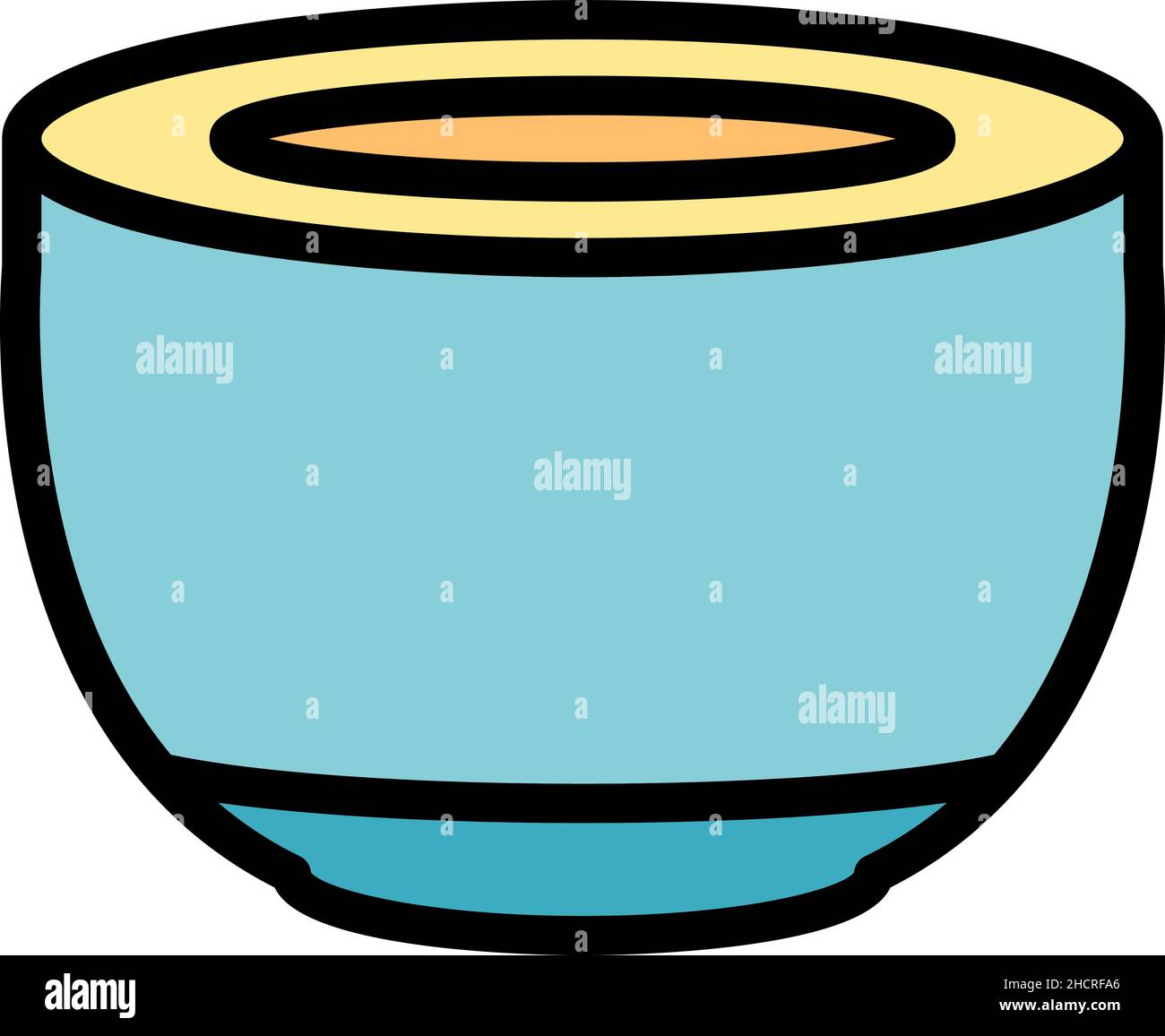 Coffee capsule icon. Outline coffee capsule vector icon color flat ...