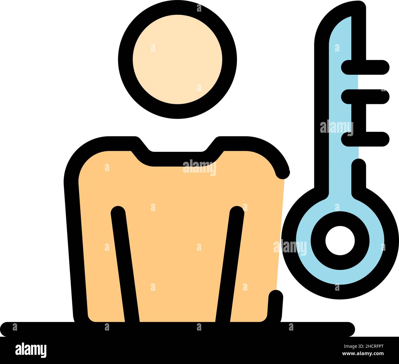 Authority member icon outline Stock Vector Images - Alamy