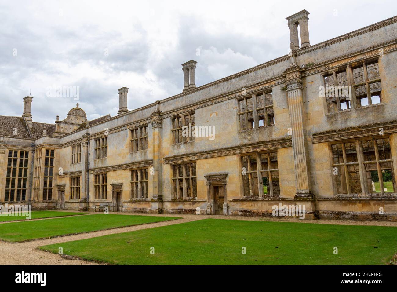 Kirby Hall, an Elizabethan country house, located near Gretton ...
