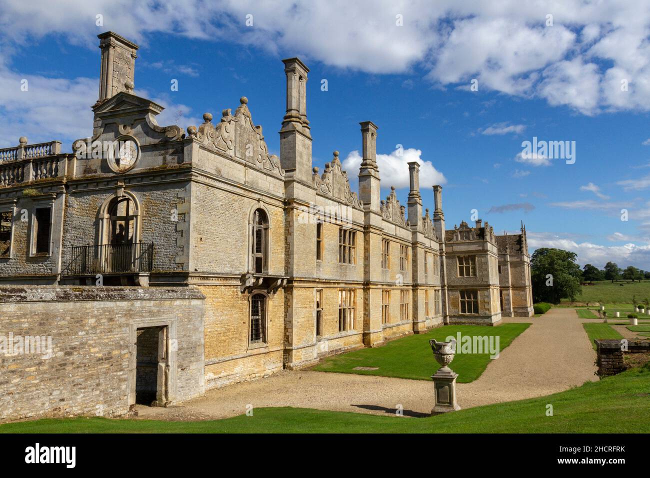 Kirby Hall, an Elizabethan country house, located near Gretton ...