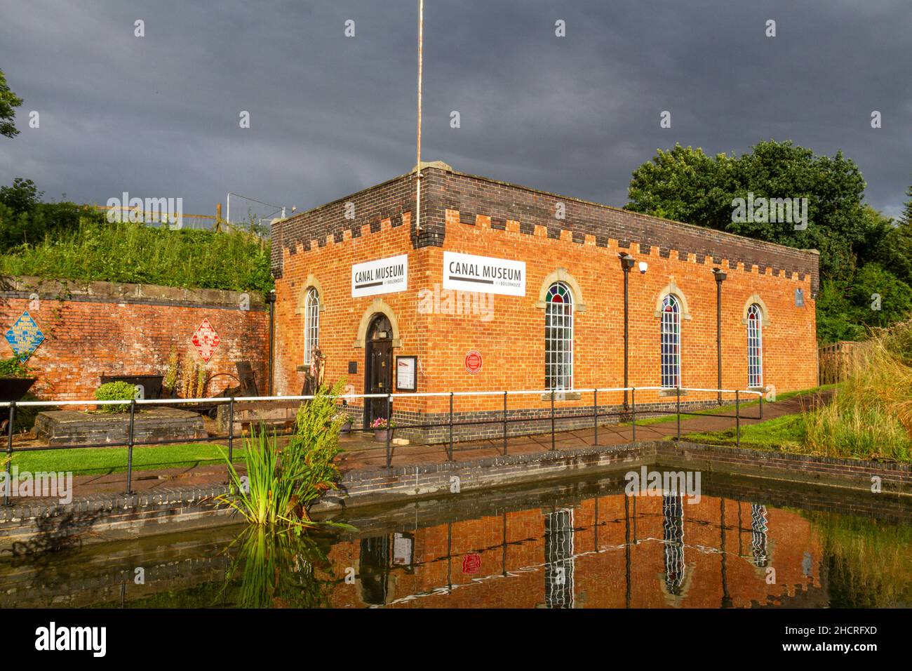 The Canal Museum, Foxton Locks, on the Leicester line of the Grand ...