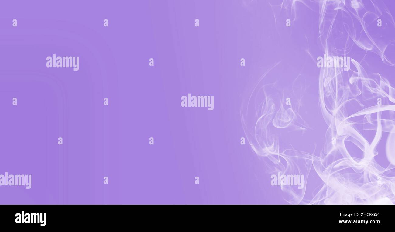 Beautiful dreamy sky with soft pink and mint clouds and smoke over them ...