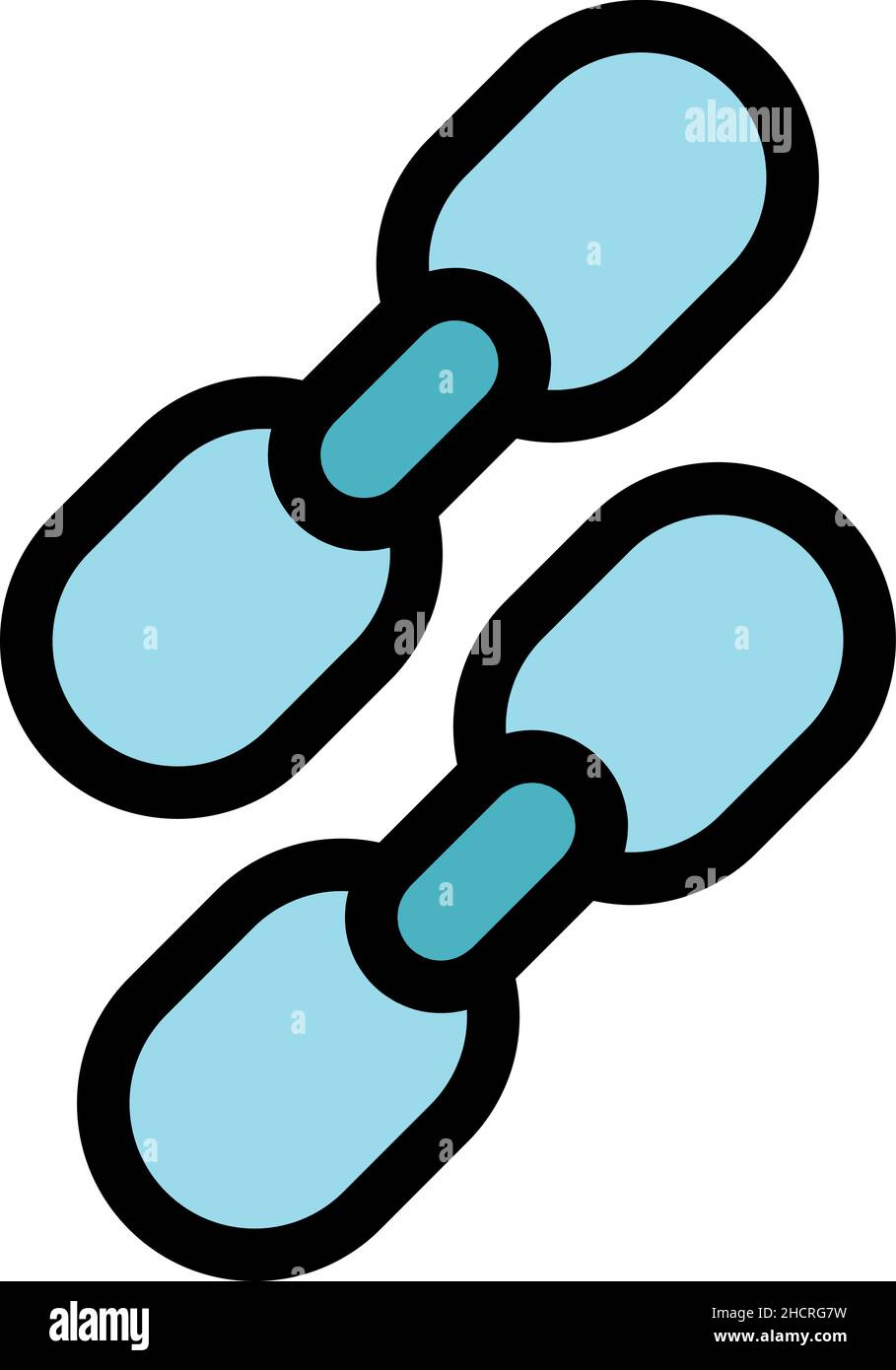 Add link icon. Outline add link vector icon color flat isolated Stock ...