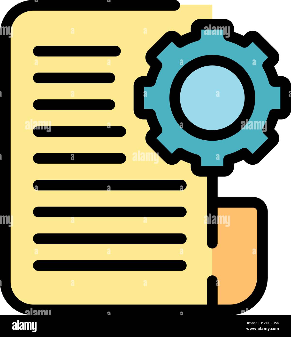 Contribution plan icon. Outline contribution plan vector icon color ...