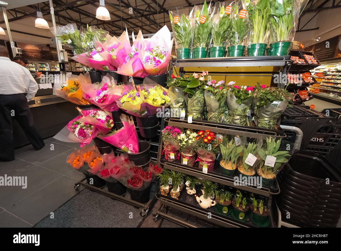 Johannesburg, South Africa - April 30, 2009: Interior of Woolworths ...