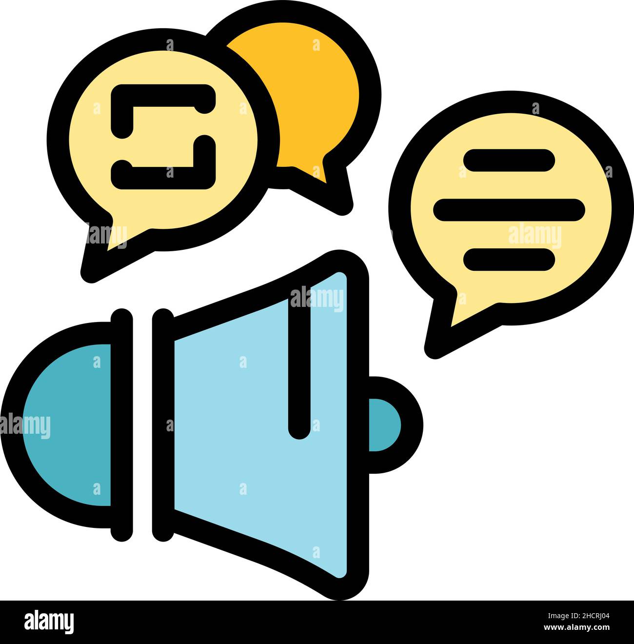 Social network repost icon. Outline social network repost vector icon ...