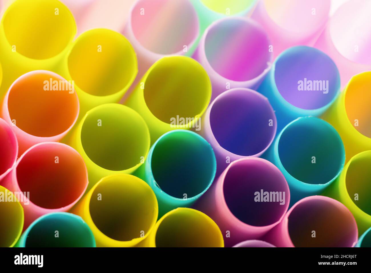 Drinking straws in different colors Stock Photo - Alamy