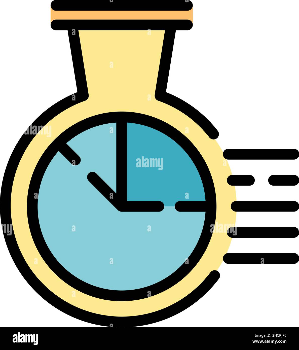 Digital project icon. Outline digital project vector icon color flat ...