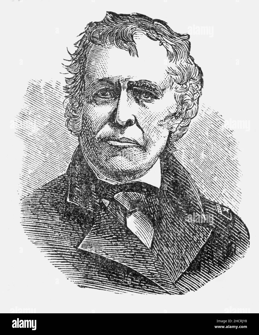 A late 19th Century portrait of Zachary Taylor (1784-1850), an American ...