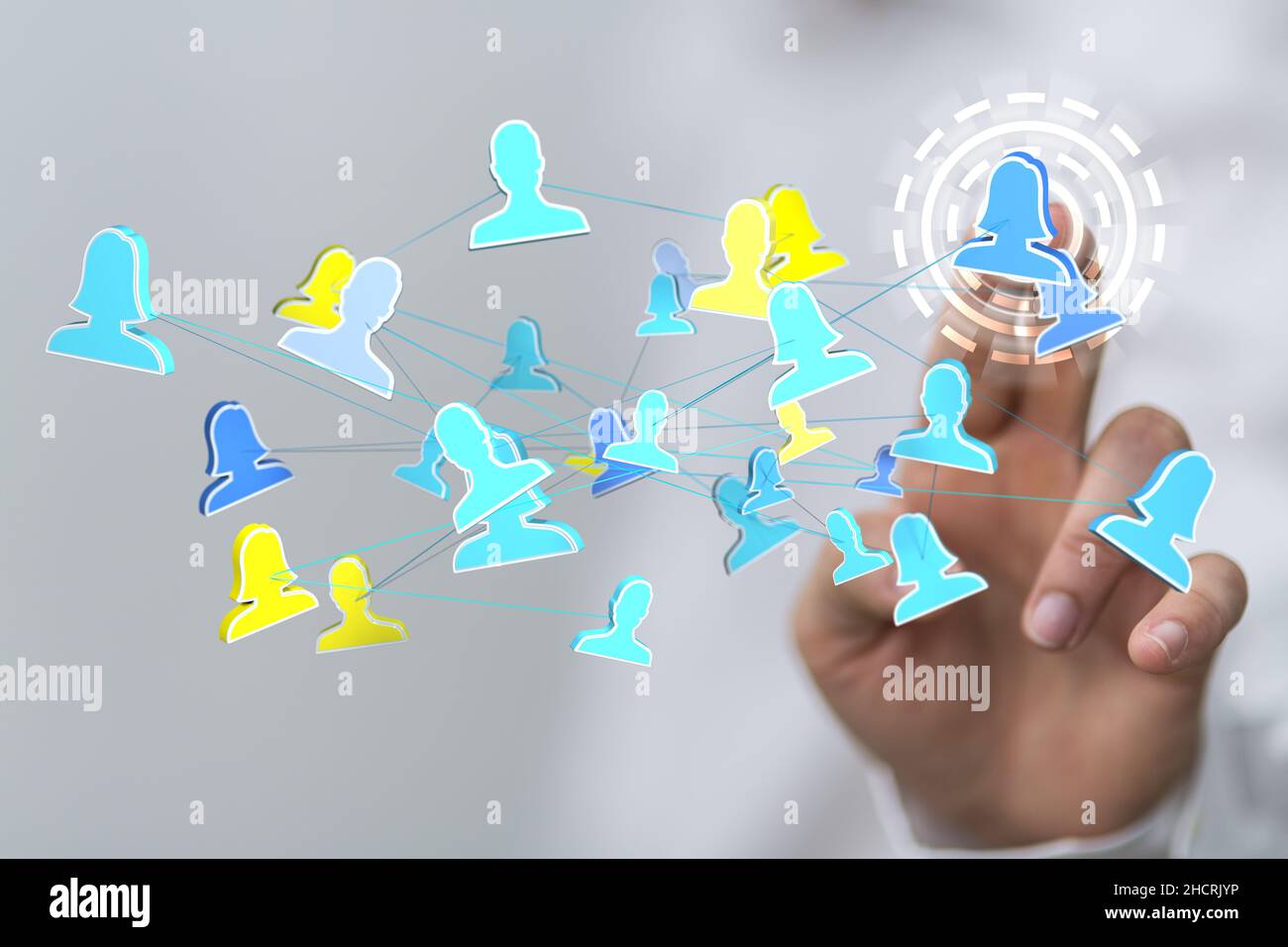 3D rendering of the unity group and teamwork concept Stock Photo - Alamy
