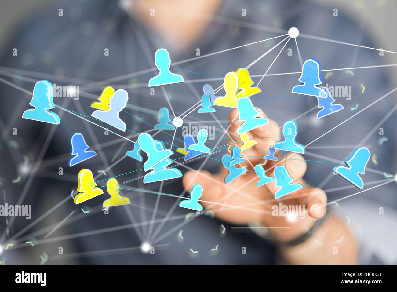 3D rendering of the unity group and teamwork concept Stock Photo - Alamy