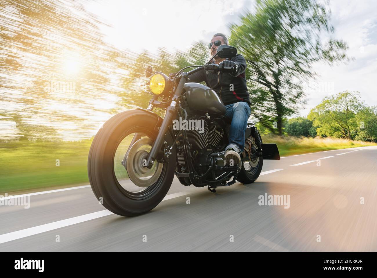 High power motorbike chopper Stock Photo - Alamy