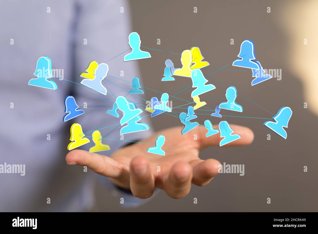 3D rendering of the unity group and teamwork concept Stock Photo - Alamy