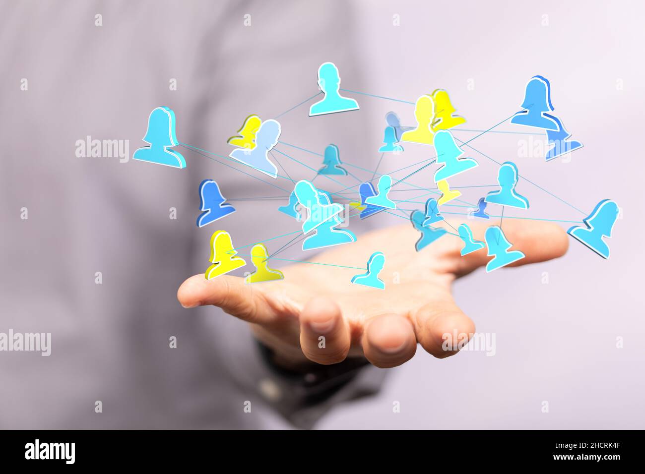 3D rendering of the unity group and teamwork concept Stock Photo - Alamy