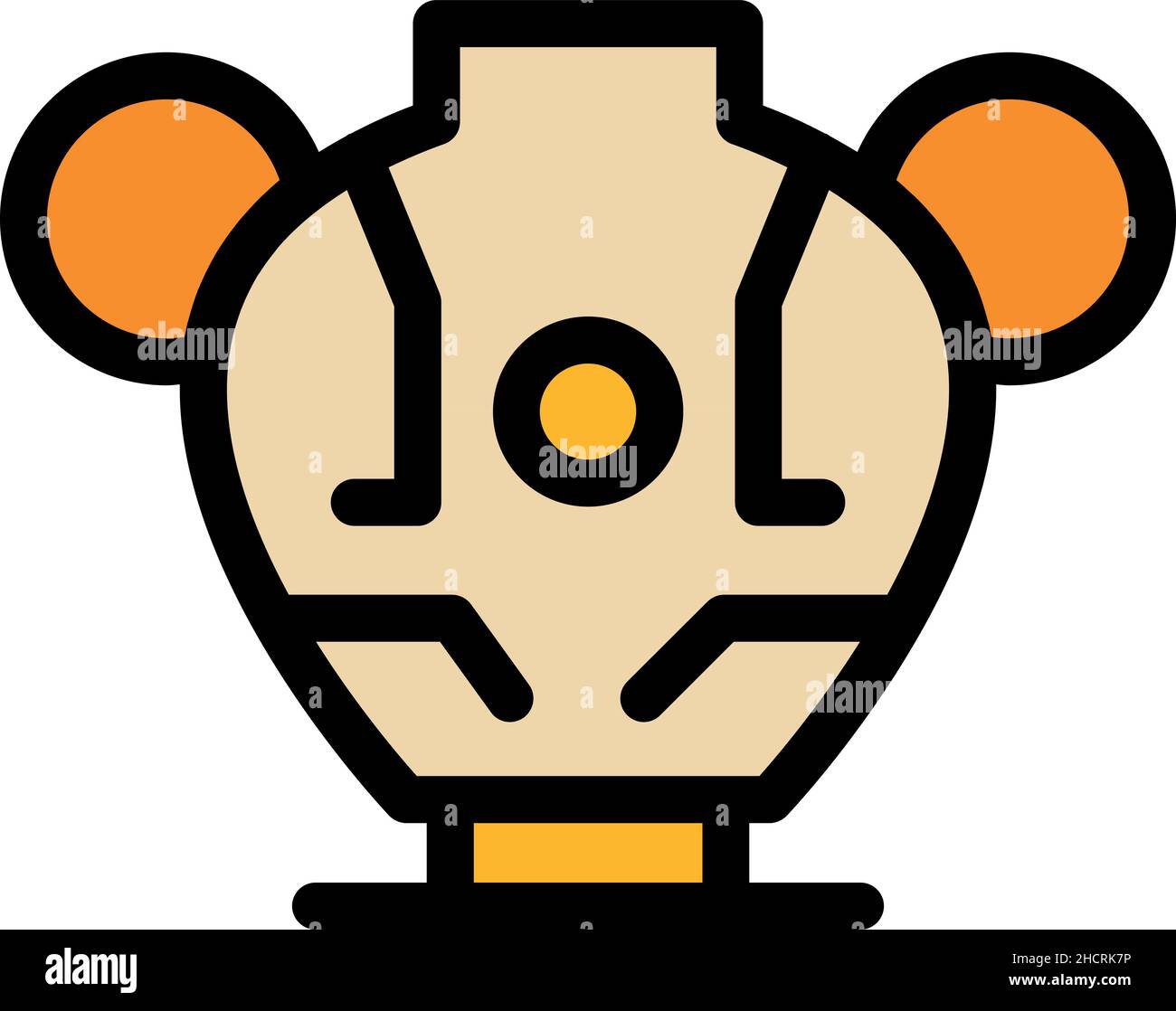 Visit museum flat design Cut Out Stock Images & Pictures - Alamy